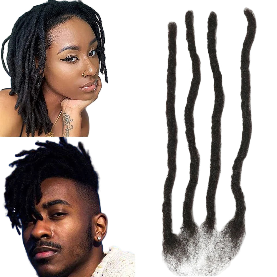 Dreadlock Men/Women Extensions Human Hair – Crown & Carat